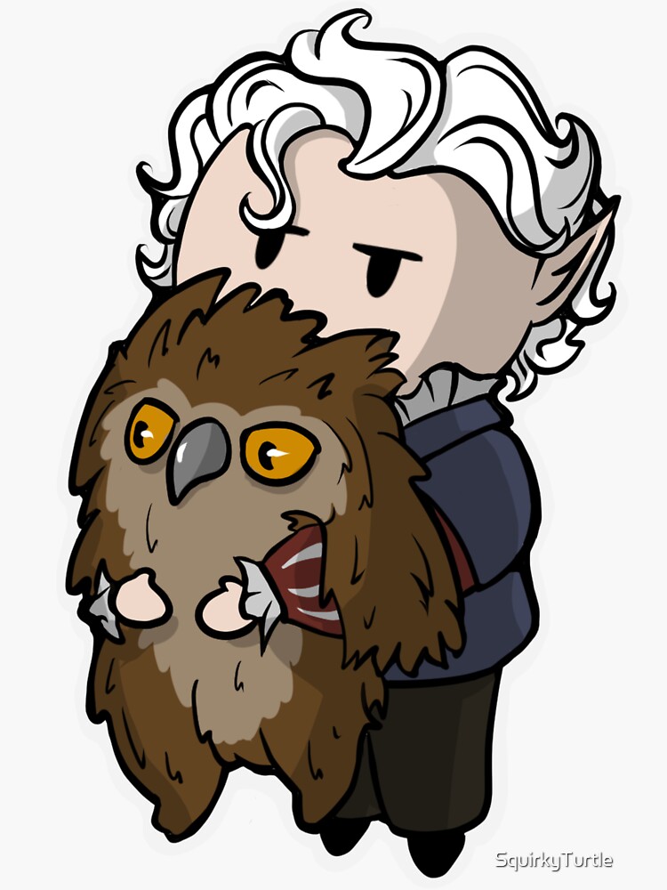 "Grumpy Cute Astarion with Owl Bear | Baldurs Gate 3 | BG3 | DND ...