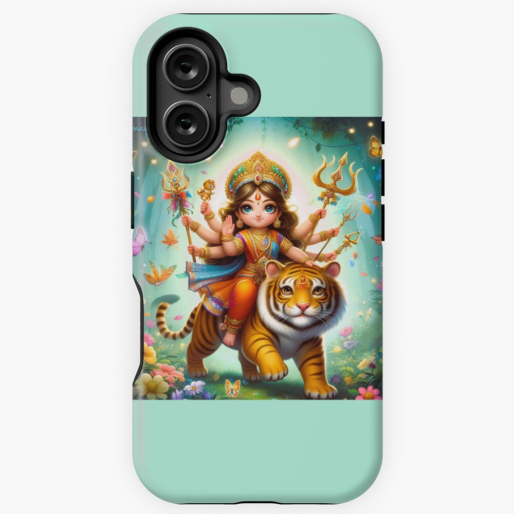 "Goddess Little Durga Maa/Jai Mata Di" Sticker for Sale by Maanavbeing ...