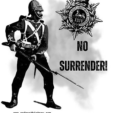 "No Surrender! " Sticker for Sale by RedcoatHistory | Redbubble
