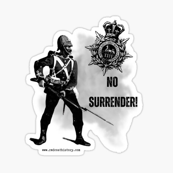 "No Surrender! " Sticker for Sale by RedcoatHistory | Redbubble