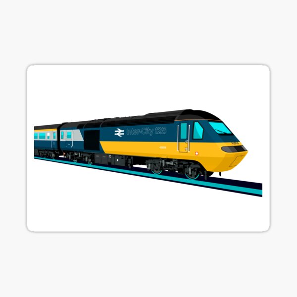 "British Rail Class 43 HST - Power Car 43056 | Intercity 125" Sticker ...