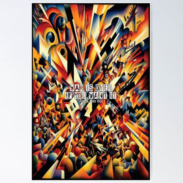 "War Is Over" Poster for Sale by Rich La Bonté | Redbubble