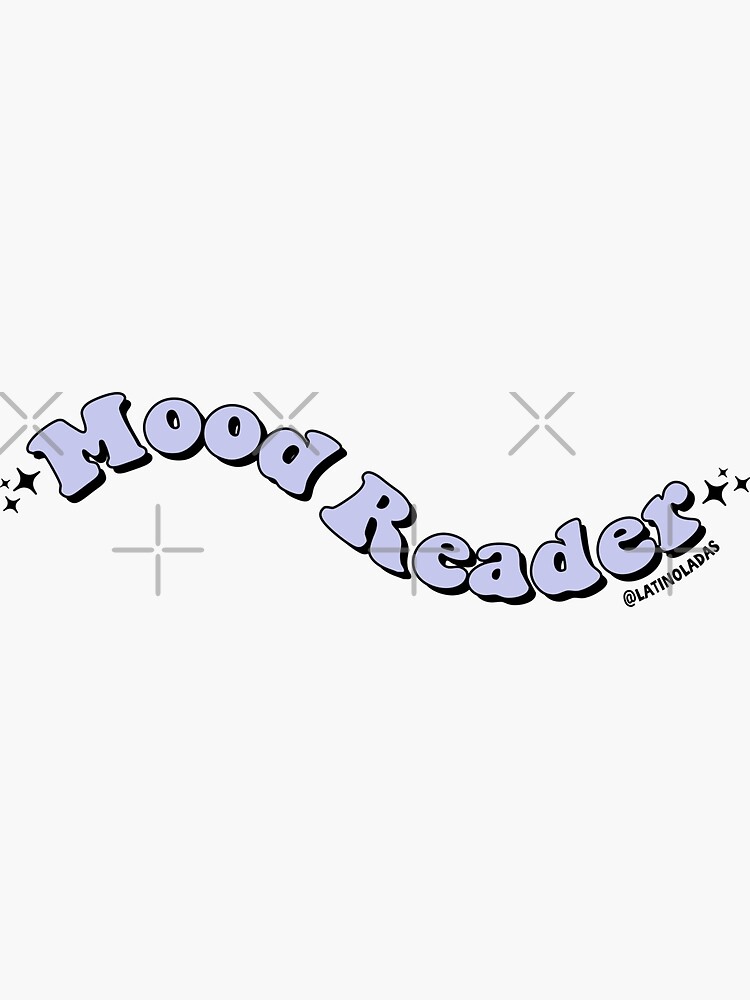 "Mood Reader / Bookish Trendy Pastel Purple Violet Groovy Aesthetic ...