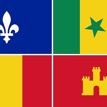 "Louisiana Creole Flag" Photographic Print for Sale by PZAndrews ...