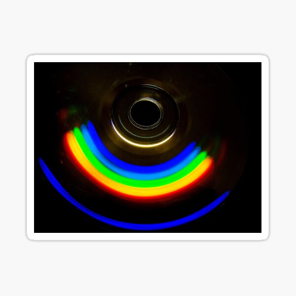 "Rainbow Flash - Vibrant Prism Photography Print" Sticker for Sale by ...
