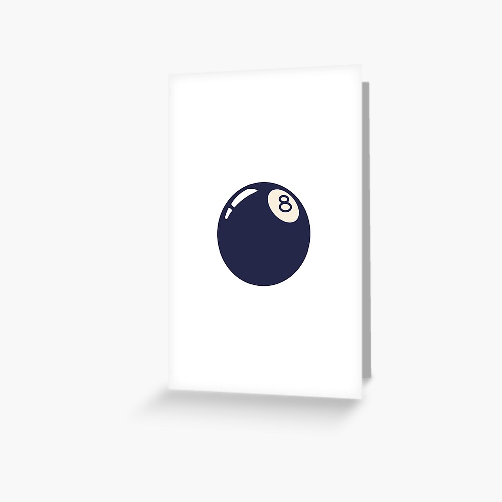 "Blue 8 Ball Pool" Sticker for Sale by froggylily | Redbubble
