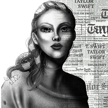 "Taylor Swift Reputation Fanart" Sticker for Sale by NatanDrawings ...