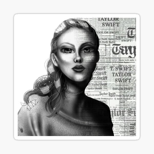 "Taylor Swift Reputation Fanart" Sticker for Sale by NatanDrawings ...
