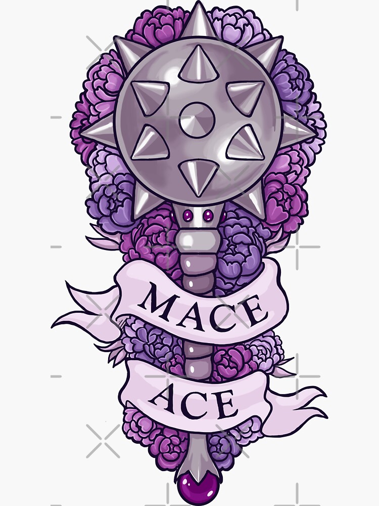 "MACE ACE" Sticker for Sale by foxflight | Redbubble