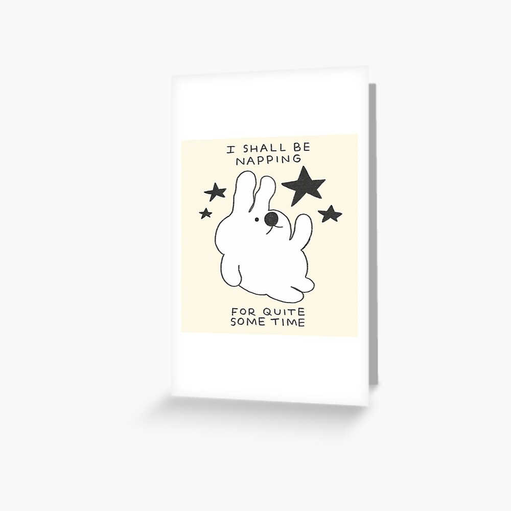 "I SHALL BE NAPPING FOR QUITE SOME TIME" Sticker for Sale by mothcub ...