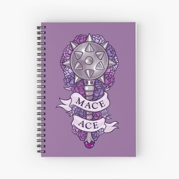 "MACE ACE" Spiral Notebook for Sale by foxflight | Redbubble