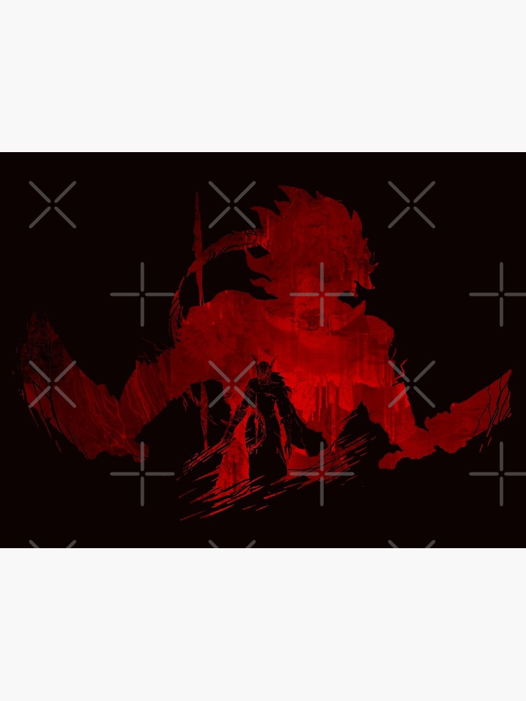 "Battle of Caelid Red ver.:General Radahn vs Malenia" Poster for Sale ...