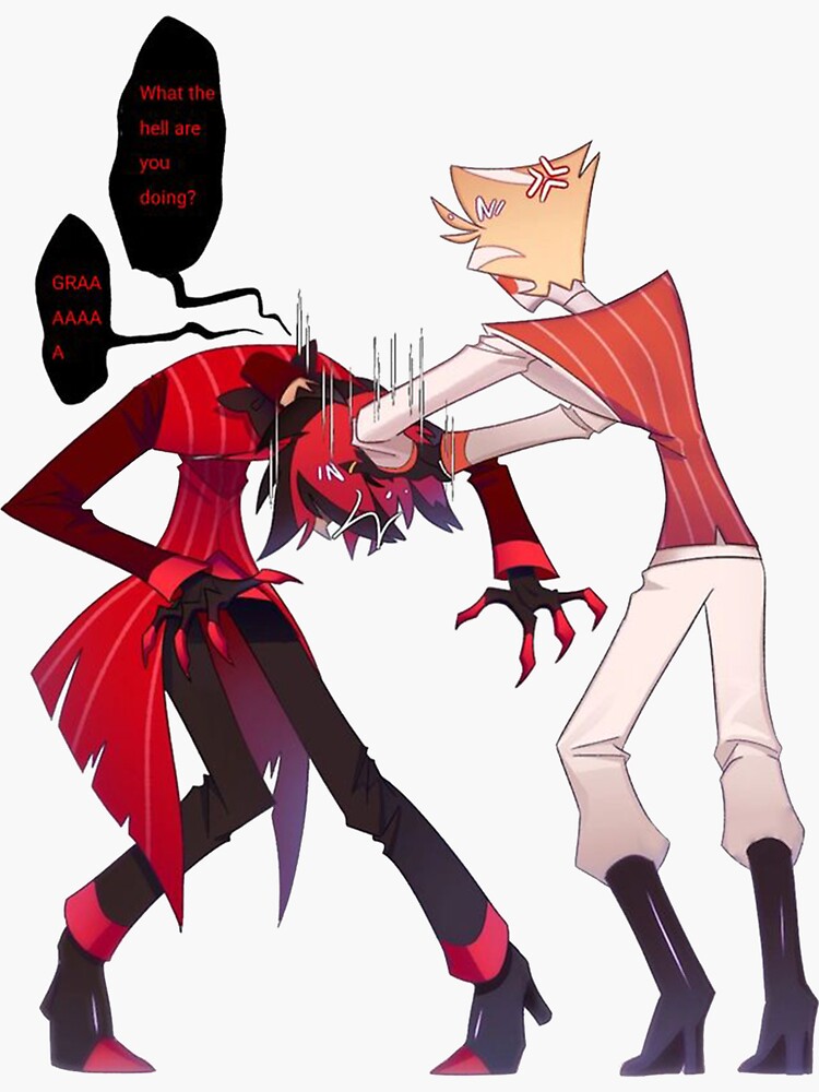 "Lucifer Morningstar - Hazbin Hotel" Sticker for Sale by MockCity ...