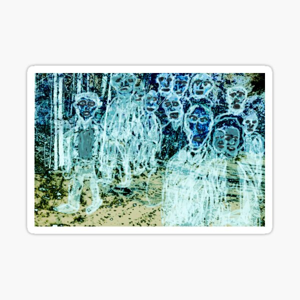 "The Night Walkers" Sticker for Sale by SGLAZARUS | Redbubble