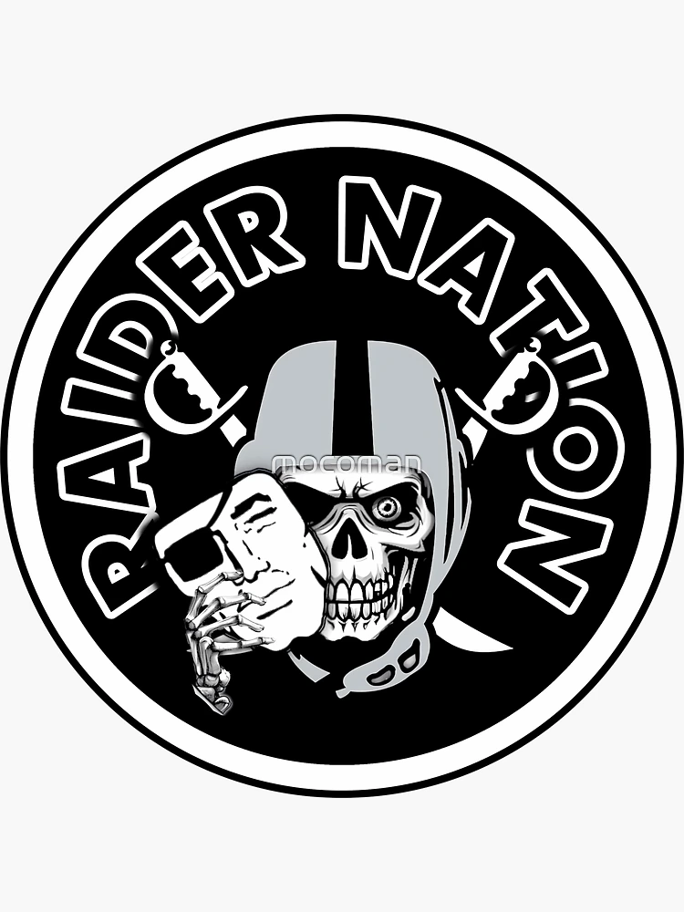 Raider Nation Skull Halloween Skull Helmet Skeleton Football Team