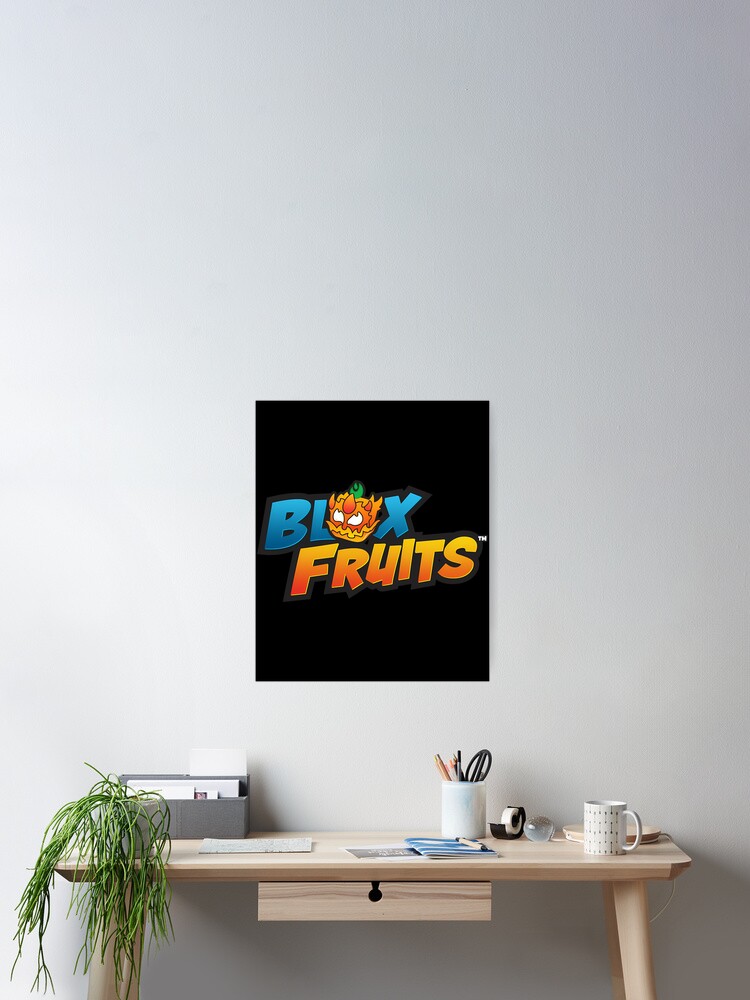 "blox fruits merch blox fruits logo" Poster by WilhelmLarkin | Redbubble