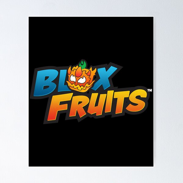 "blox fruits merch blox fruits logo" Poster by WilhelmLarkin | Redbubble