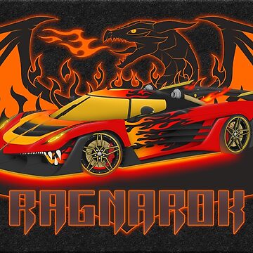 "RAGNAROK" Sticker for Sale by JakeBurner | Redbubble
