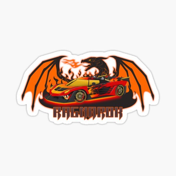 "RAGNAROK" Sticker for Sale by JakeBurner | Redbubble