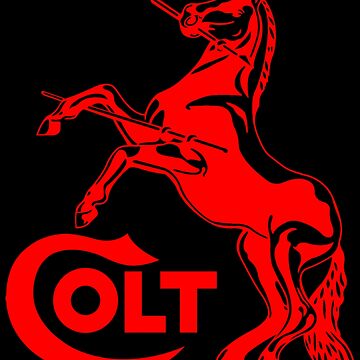 "Colt Horse Logo" Sticker by AdelineStam | Redbubble