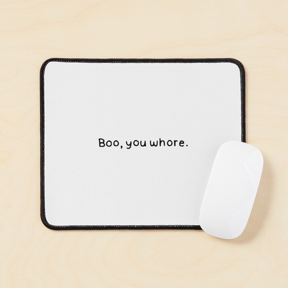 "Boo, you whore. Regina George. Mean Girls" Sticker for Sale by ...