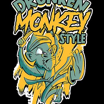 "Drunken Monkey Style Asia Kung Fu" Poster for Sale by NELSONLEMU ...