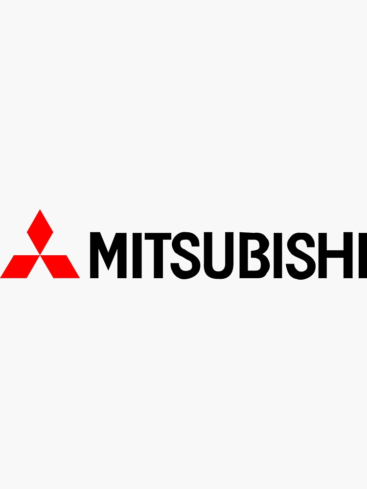 "Mitsubishi Logo" Sticker for Sale by ClarabelleSipes | Redbubble