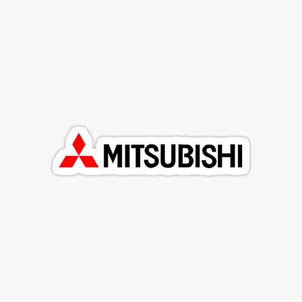 "Mitsubishi Logo" Sticker for Sale by ClarabelleSipes | Redbubble