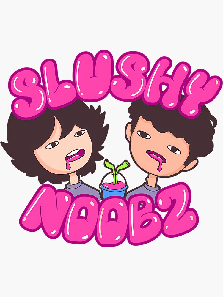 "Slushy Noobz Merch Slushy Noobz Logo" Sticker by DejonZulauf | Redbubble