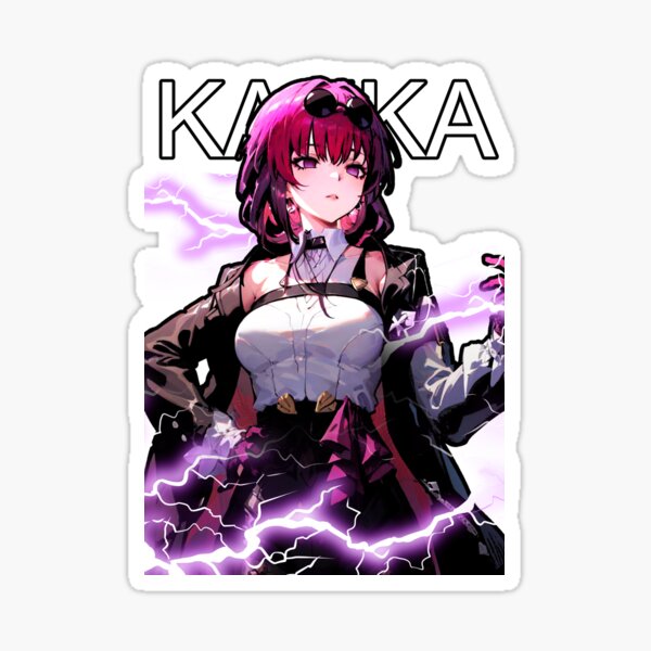 "Kafka Honkai Star rail shirt Kafka Star rail Waifu Decals honkai Star rail Stickers " Sticker ...