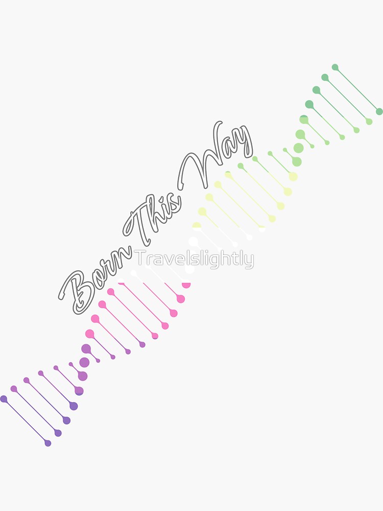 "Genderfae Pride Flag DNA, Genderdoe Born This Way Pride Design ...
