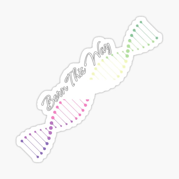 "Genderfae Pride Flag DNA, Genderdoe Born This Way Pride Design ...