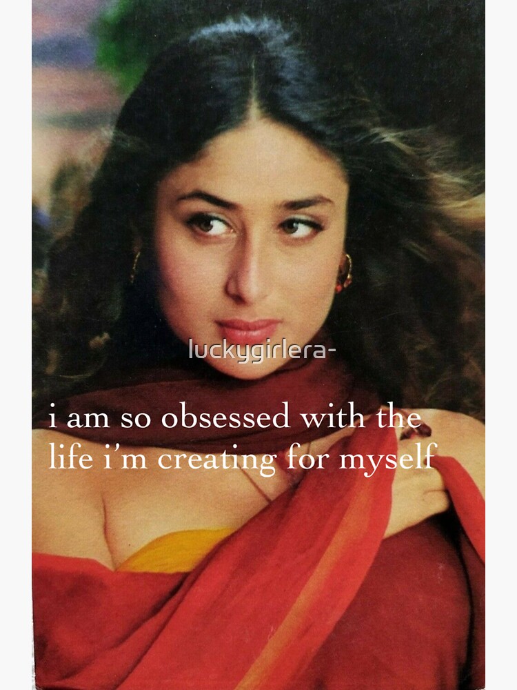 "Karena Kapoor Self Affirmation Design" Sticker for Sale by ...