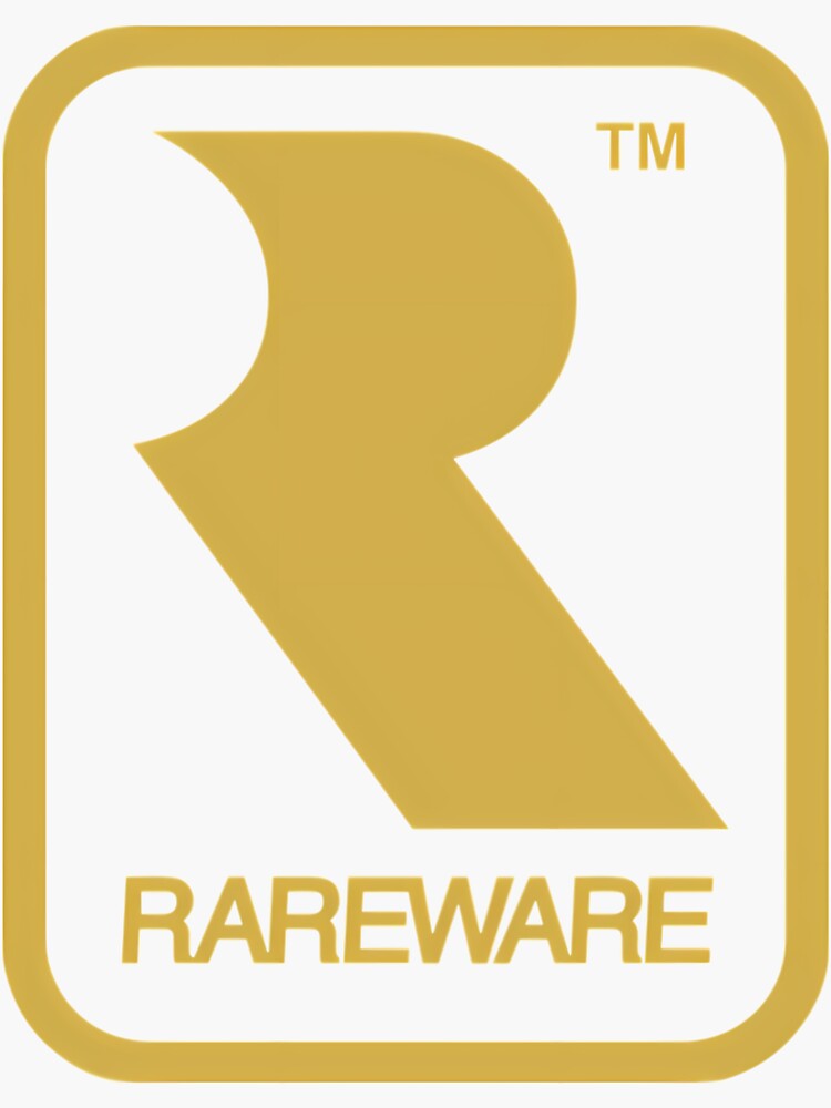 "Rareware Vintage Logo" Sticker by IsabelleMerle | Redbubble