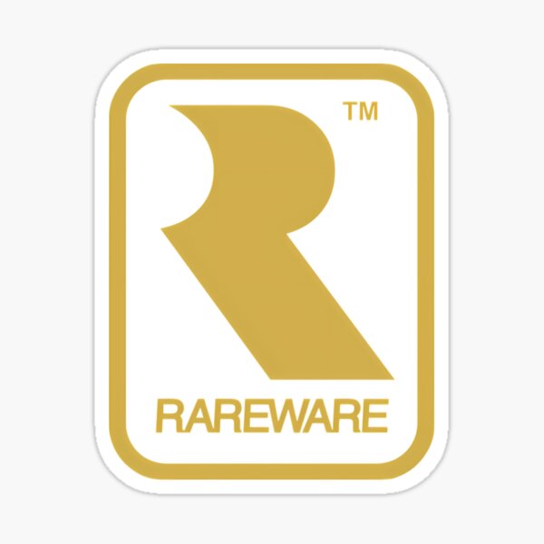 "Rareware Vintage Logo" Sticker by IsabelleMerle | Redbubble