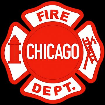 "Chicago Fire Logo" Sticker by StevieHahn | Redbubble