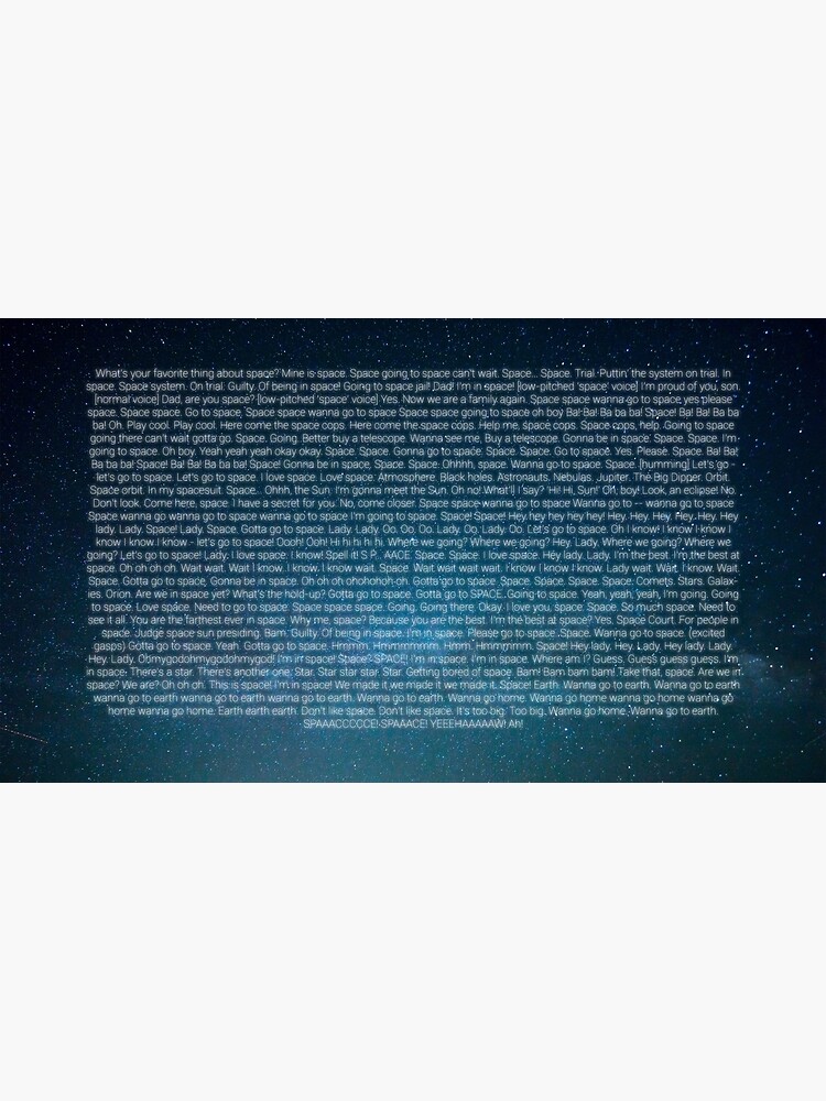 "ALL "Space Core" Quotes" Poster for Sale by leighleighleigh | Redbubble