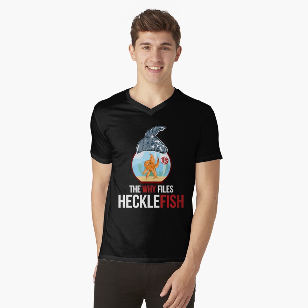 "The Why Files Black Hecklefish" Essential T-Shirt for Sale by ...