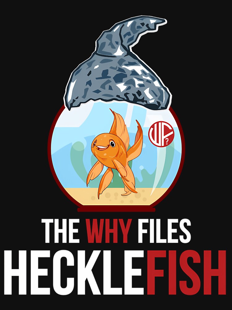 "The Why Files Black Hecklefish" Essential T-Shirt for Sale by ...