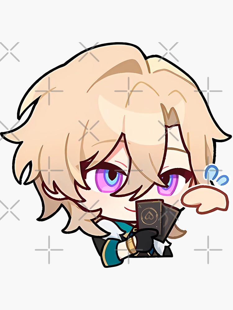 "Aventurine | Honkai: Star Rail" Sticker for Sale by Verthalies | Redbubble