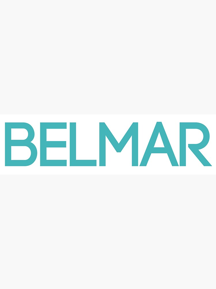 "Belmar" Sticker by waves4 | Redbubble