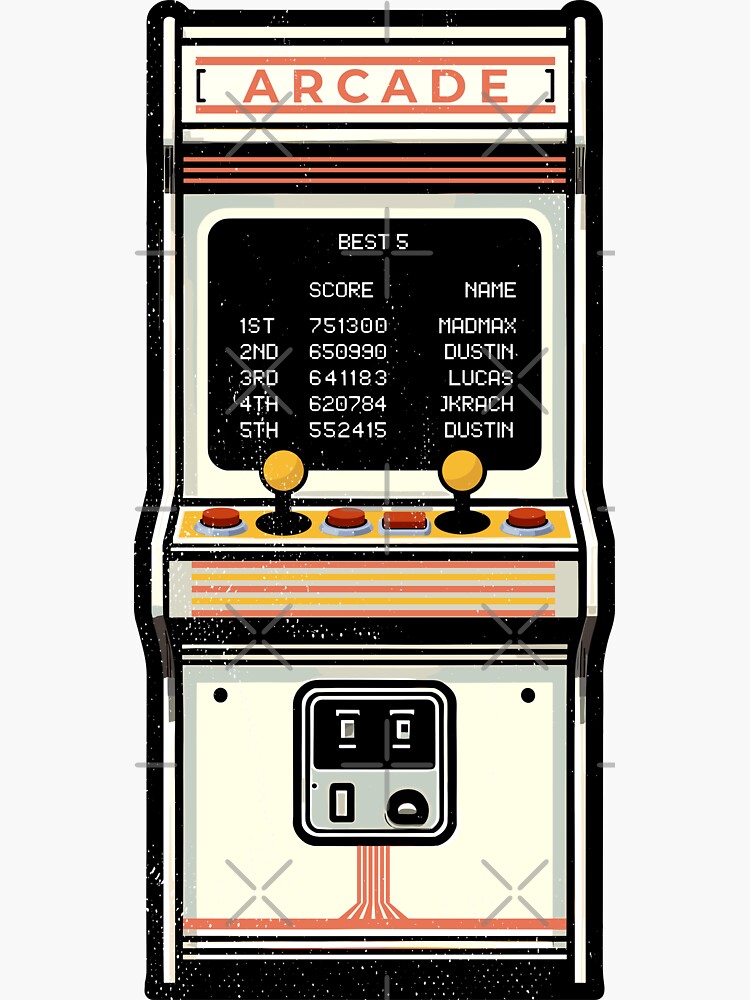 Pegatina con la obra «STRANGER THINGS - Puntuación de Max Mayfield en ...