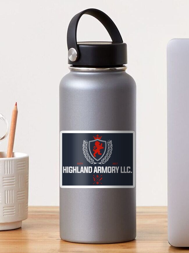 "Highland Armory - red and white" Sticker for Sale by highlandarmory ...