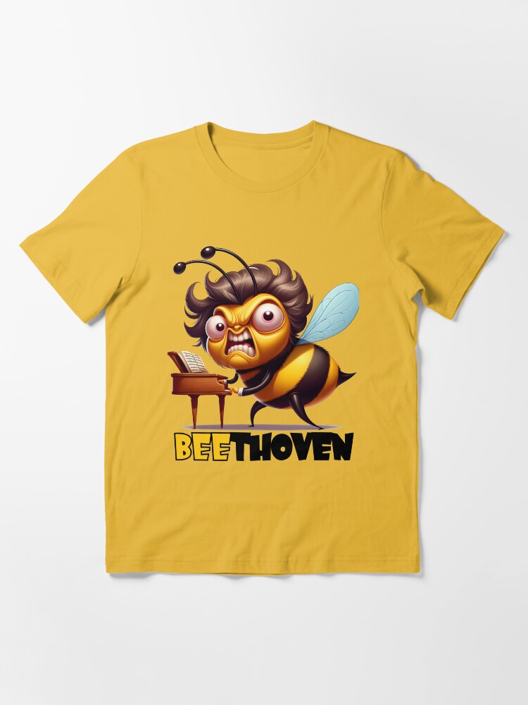 "Beethoven Funny Bee Cartoon" Essential T-Shirt for Sale by André Botes ...