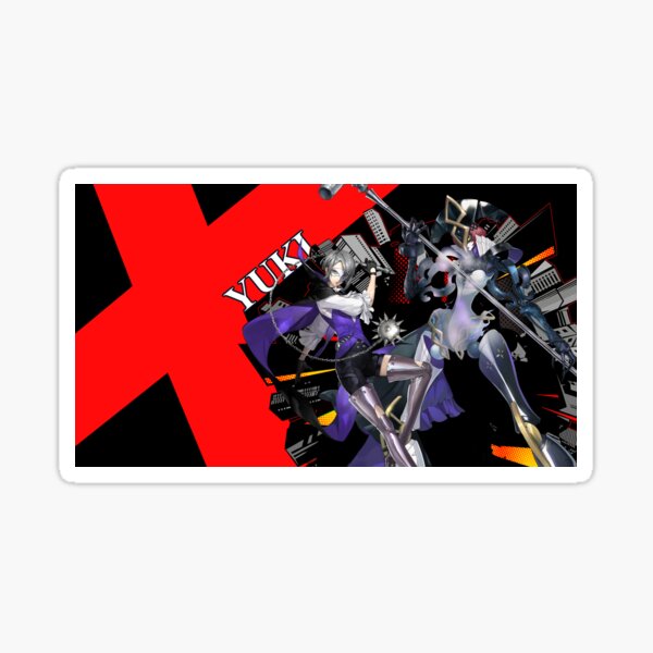 "Persona 5 The Phantom X - Yuki" Sticker by VelvetZone | Redbubble