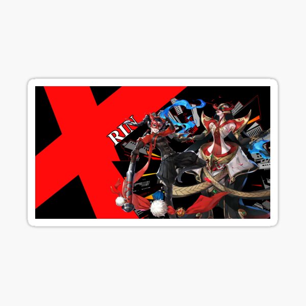 "Persona 5 The Phantom X - Rin" Sticker by VelvetZone | Redbubble