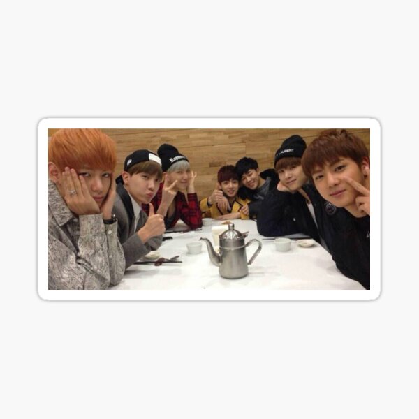 "BTS Sticker! " Sticker for Sale by oofbts | Redbubble