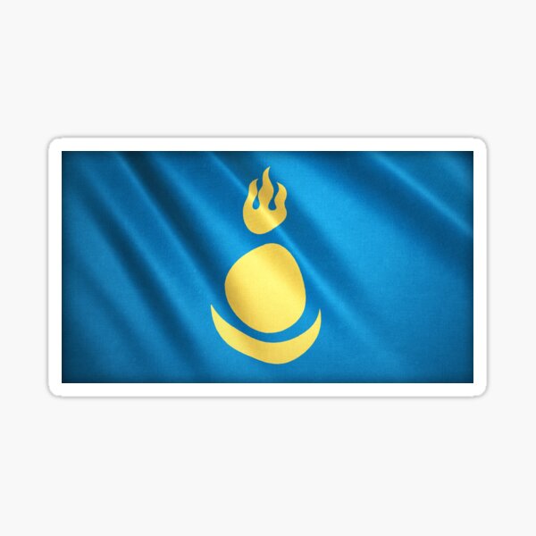 "Age Of Empires 4 Mongol Civilization Flag - AOE4 Mongols" Sticker for ...