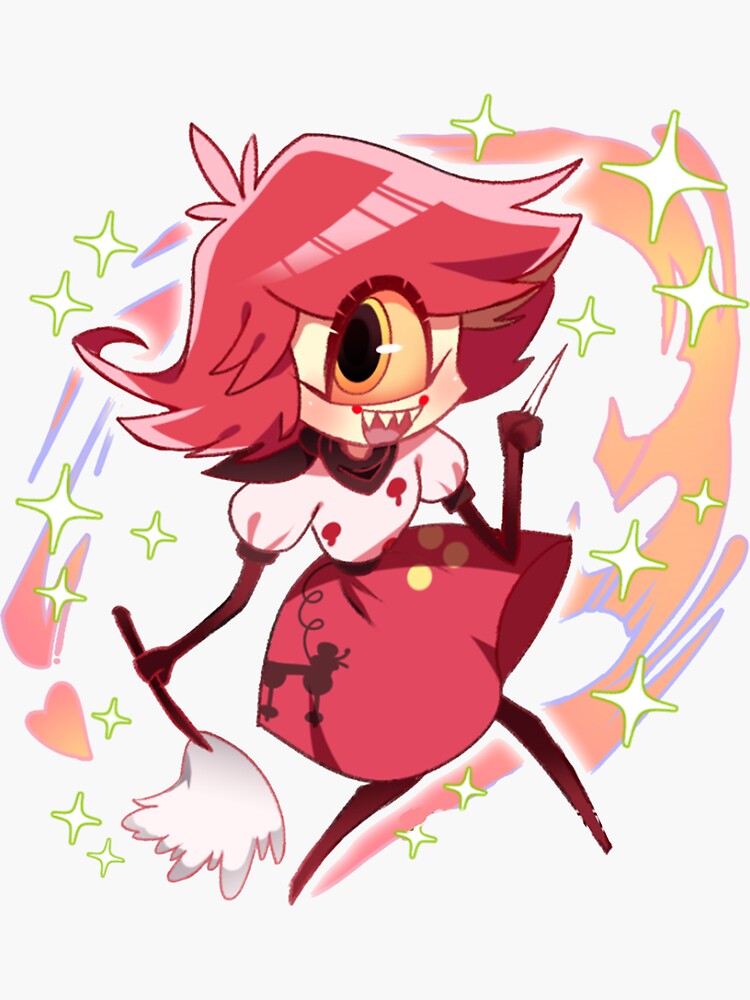 "Niffty - Hazbin Hotel" Sticker for Sale by florenceboo | Redbubble