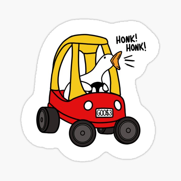 "Honking Goose" Sticker for Sale by AbbeyHolt24 | Redbubble